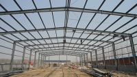 China Lightweight Steel Building Structure for Warehouse & Workshop Construction with H-Section Beams and 30-55 Day Delivery for sale