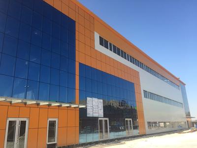 China Custom Steel Structure Building with Q235B/Q355B Steel, 5MT-15MT Crane Capacity for Industrial Use for sale