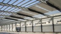 China ISO9001 Prefabricated Steel Buildings with 5-15MT Crane Capacity for Warehouse & Workshop Construction for sale