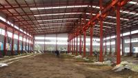 China ASTM Q235 Q355B Steel Structure Building - Large Span Warehouse Workshop with 5-15MT Crane Capacity for sale