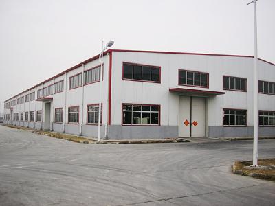 China Galvanized Painted Steel Workshop Building with Custom Sizes - 1.8-3.0mm Purlins & 50-200mm Panels for sale