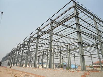China Prefabricated Steel Structure Building Workshop Warehouse 50 Year Service Life for sale