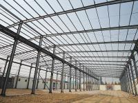 China Prefabricated Steel Structure Building Workshop Warehouse 50 Year Service Life for sale