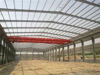 China Durable Steel Frame Prefab Industrial Buildings with Q235/Q355 H Beams and Custom Span Options for sale