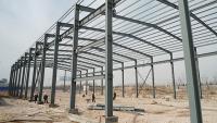 China Durable Steel Frame Prefab Industrial Buildings with Q235/Q355 H Beams and Custom Span Options for sale