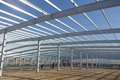 China Prefabricated Steel Structure Building Q235B H Beam for Commercial Industrial Warehouse for sale
