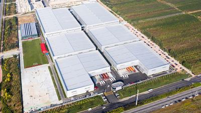 China Custom C & Z Section Steel Structure Buildings - Q235/Q355 H-Beam Frames for Industrial & Warehouse Applications for sale