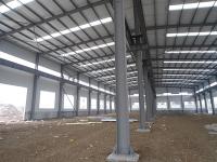 China GB Standard H-Section Steel Structure Workshop - Q355B Steel Columns & Beams with 140km/h Wind Resistance for sale