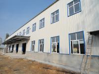 China Customized Painted Steel Structure Warehouse with Q235/Q355 H-Section Beams and Custom Dimensions for sale