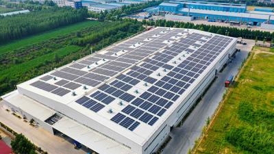 China Fast Assemble Prefabricated Steel Warehouse Building - 50 Year Lifespan, 12 Grade Wind Resistance for sale