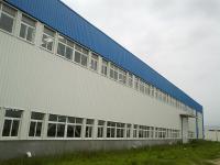 China Prefabricated Steel Structure Warehouse Customizable H Beam 50m Span for sale
