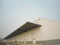 China Q235B Q355B Steel Structure Workshop Building - Custom Industrial Warehouse with 0.3-0.7mm Cladding & 50-200mm Insulation for sale