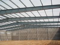 China Custom Prefabricated Steel Structure Building with H-Section Beams, 0.3-0.7mm Steel Sheets, 50-200mm Insulation Panels for sale