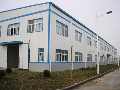 China Welded H Section Steel Prefabricated Building for Custom Warehouse Workshop - Q235/Q355 Materials, Multiple Span Options for sale