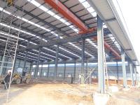 China Q355 Carbon Steel Prefabricated Building with 50+ Year Lifespan and 2mm Structural Tolerance for Industrial Use for sale