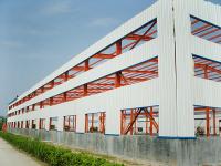China Q235/Q355 Steel Structure Industrial Building with 2mm Tolerance & Custom Dimensions for Warehouses and Factories for sale