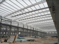 China Q355 Prefab Industrial Steel Building with Galvanized Frame - 50+ Year Durability, Custom Sizes Available for sale