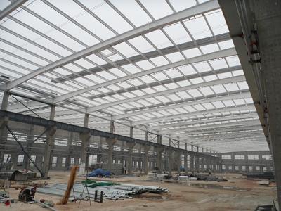 China Q355 Prefab Industrial Steel Building with Galvanized Frame - 50+ Year Durability, Custom Sizes Available for sale