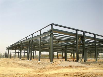 China Custom Steel Structure Factory Building with 140km/h Wind Resistance and 8-Grade Earthquake Rating - Hot Dip Galvanized for sale
