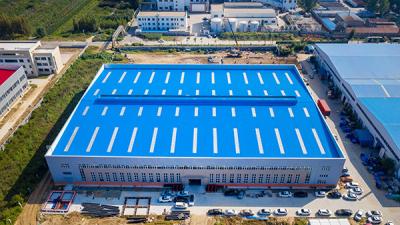 China CE Certified Prefabricated Steel Building Workshop Q235B Q355B Material Custom Sizes for sale