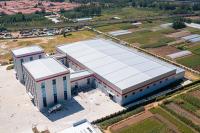 China Pre-Engineered Steel Frame Workshop with 50-Year Lifespan and 45m Clear Span for Industrial Buildings for sale