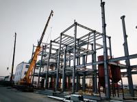 China Heavy Steel Structure Building with Q235/Q355 H-Sections and C/Z Purlins for Industrial Construction for sale