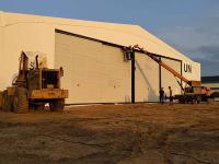 China Custom Steel Structure Hangar with Q235/Q355B Materials for Wind Load and Snow Load Requirements for sale
