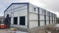 China Prefabricated Steel Structure Poultry House with 50-100mm Insulation and Hot-Dip Galvanized H-Section Steel Frame for sale