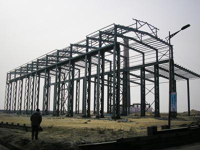 China Heavy Steel Structure Building with H-Section Beams for Warehouse Workshop - 30-55 Day Delivery for sale