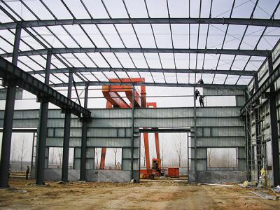 China 30x80 Heavy Steel Structure Building with Q235/Q355 H-Section Frame and Custom 3D Design Services for sale