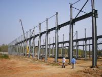 China Heavy Steel Structure Building with 45m Clear Span - Q235/Q355 H-Section Steel for Industrial Applications for sale