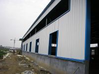 China Pre-Engineered Steel Building Structure with Hot Rolled H-Section Beams - Q355/Q235B Steel, 5-15MT Crane Capacity for sale