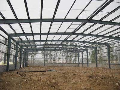 China Q235 Q355 Pre-Engineered Steel Building Structure with Welded H-Section Beams and Custom Clear Span Design for sale