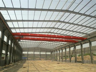 China 100x30 Prefabricated Steel Shed with Hot Dip Galvanized Finish - Q235B/Q355B Steel Structure for Industrial Use for sale