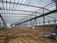 China Custom Heavy Steel Structure Building with H-Section Columns & Beams - 1.8-3.0mm Purlin Options for Industrial Construction for sale
