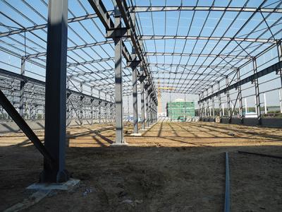 China Heavy Steel Structure Building for Industrial Use - 48m Clear Span with 0.36-0.6mm Steel Panels for sale