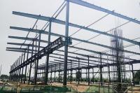 China Q235B Steel Structure Workshop Building - Custom Industrial Metal Construction with Q235/Q355 Materials and Clear-Span Design for sale