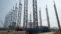 China Light Steel Structure Workshop for Long-Span Industrial Buildings - Q235/Q355 H-Section Steel with Custom Dimensions for sale