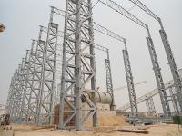 China Industrial Prefab Steel Structure Workshop Metal Shed Building Q235 Q355 20 Ton Crane for sale