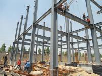 China 45m Span Prefabricated Steel Structure Factory Building with Q355 Steel & Custom Crane Options for sale