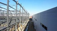 China Customized Galvanized H Section Large Span Steel Structure Warehouse 30m Span for sale