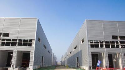 China Customized Galvanized H Section Large Span Steel Structure Warehouse 30m Span for sale
