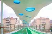 China Prefabricated Steel Structure Pedestrian Overpass H Beam I Beam Customizable Bridge 30m Span for sale
