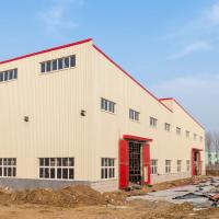 China Prefabricated Steel Structure Building with High Strength Bolts and Sandwich Panel Walls for Warehouse Workshop Projects for sale