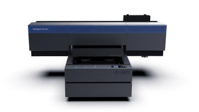 China UV0609 UV Flatbed Printer – Compact Digital Custom Printing Solution for Multi-Material Direct Printing with CMYK White and Varnish Output for sale