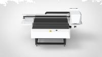 China UV Master 1000x1500mm UV Flatbed Printer 3D Embossed Raised Printing 3 Industrial Printheads for sale
