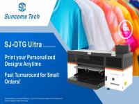 China Industrial DTG Printer 450x600mm Direct to Garment Printing Machine with N24 Print Head 1200x1200dpi for sale