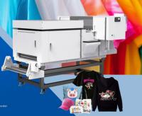 China DTF Printer for Caps Sleeves Custom Apparel 60cm Width Expand Beyond Front Back T-Shirt Printing for sale