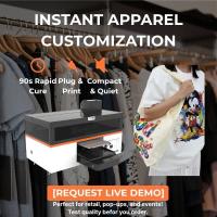 China Compact On-Demand DTG Printer for Retail Pop-Up & Events: Fast Instant T-Shirt Printing Machine for Live Customization for sale