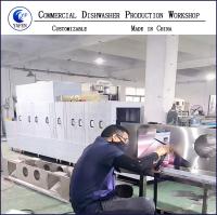 China Large Conveyor Dishwasher 6.2m Commercial Fully Automatic High-Temp Disinfection for Canteens for sale